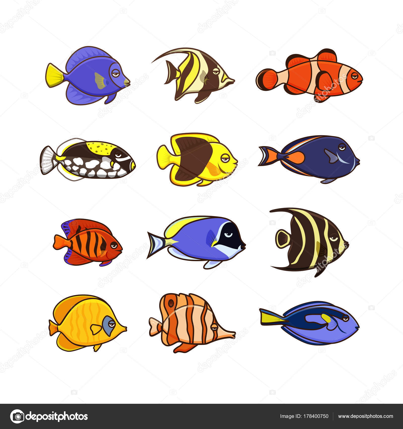 Image vectorielle Ensemble d'icônes d'illustration vectorielle de ...