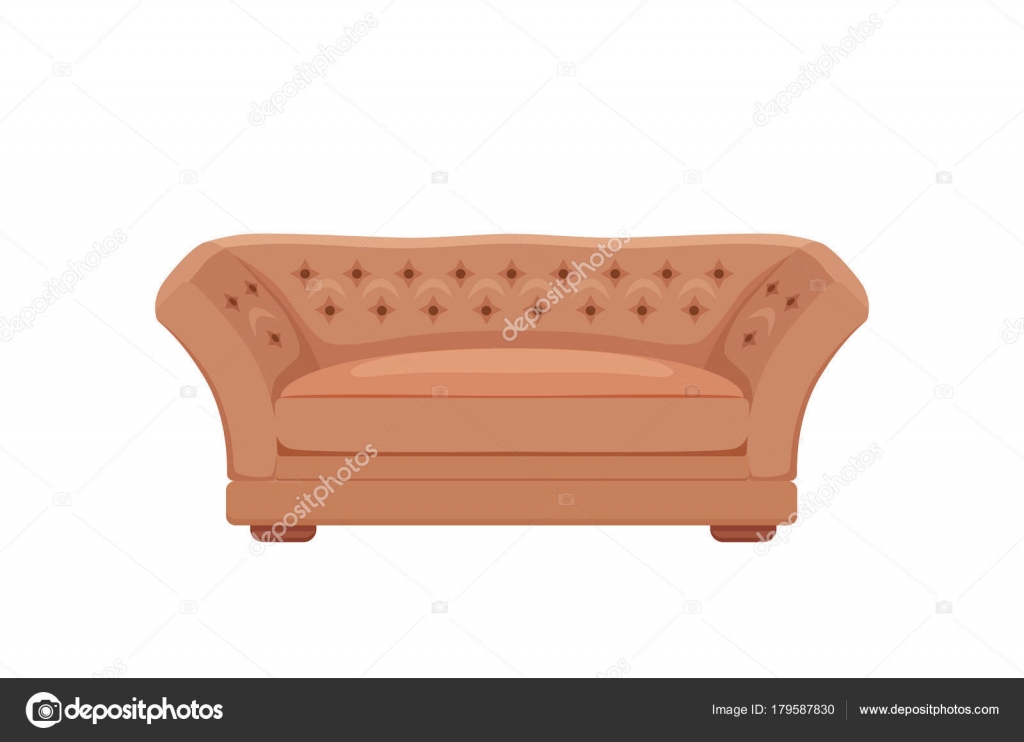 Image vectorielle Canapé et canapé dessin animé coloré vecteur d ...