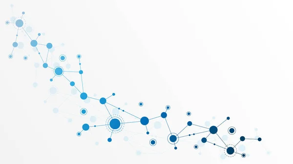 Abstract geometric connect lines and dots.Simple technology graphic ...