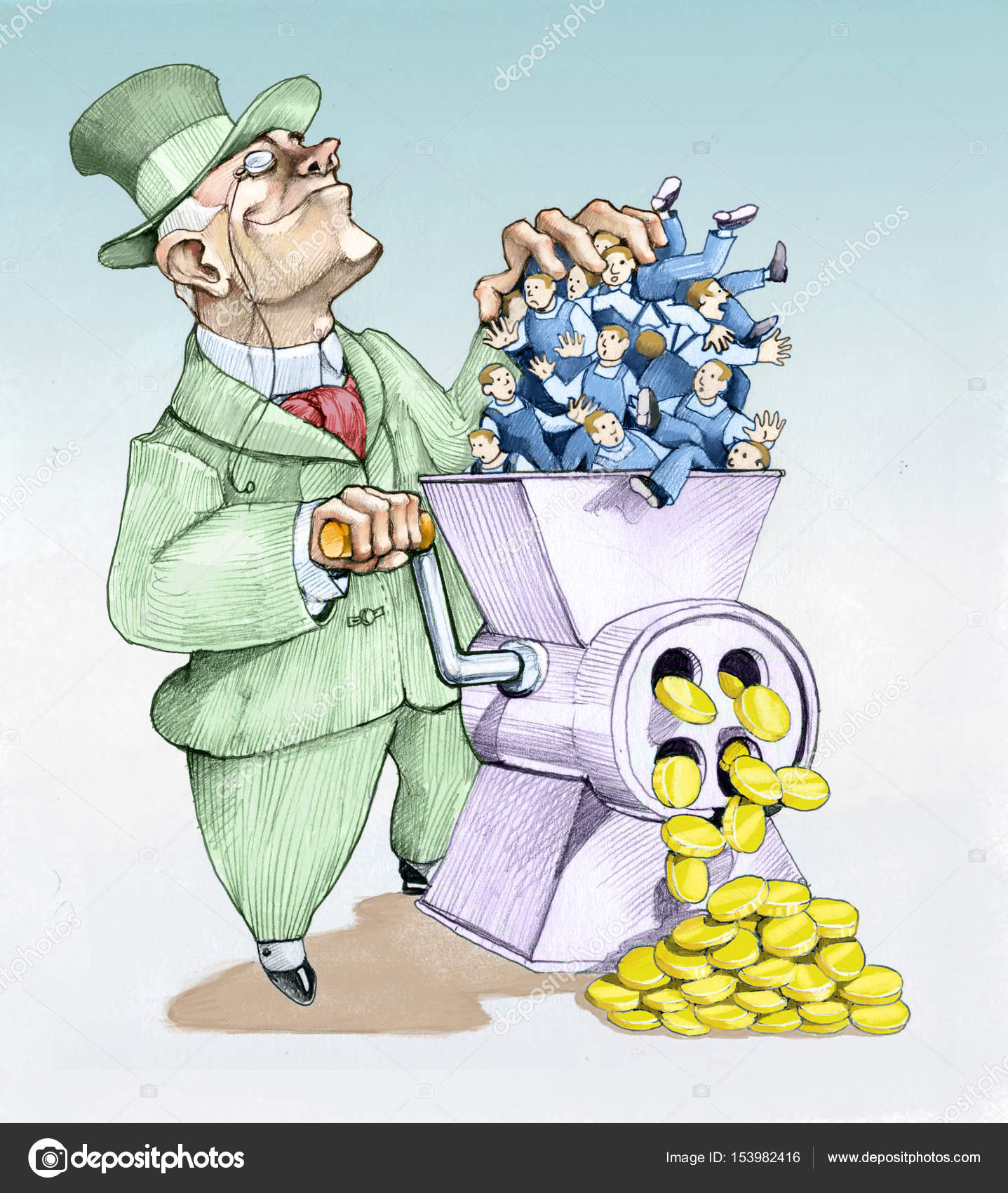 Exploitation Of Workers Cartoons