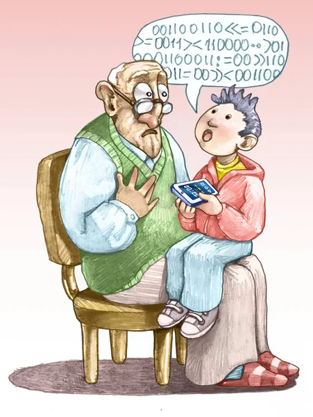 Comic cartoon on old computer Stock Photos, Royalty Free Comic cartoon ...