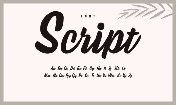 Script S Font