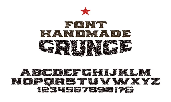 Punk Vector Alphabet Typography Sample Set Grunge Font Flyers Posters ...