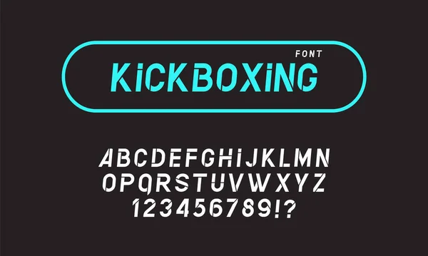 Letras de boxeo Imágenes Vectoriales, Gráfico Vectorial de Letras de ...