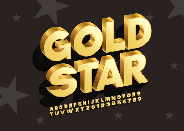 Gold font imágenes de stock de arte vectorial | Depositphotos