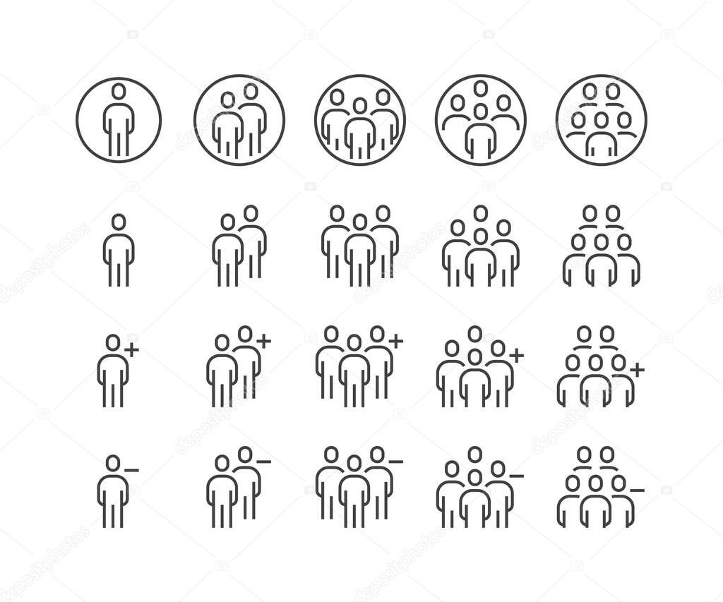 Simple Conjunto de Negocios Relacionados Vector flat outline Iconos ... Simple Conjunto de Negocios Relacionados Vector flat outline Iconos ...