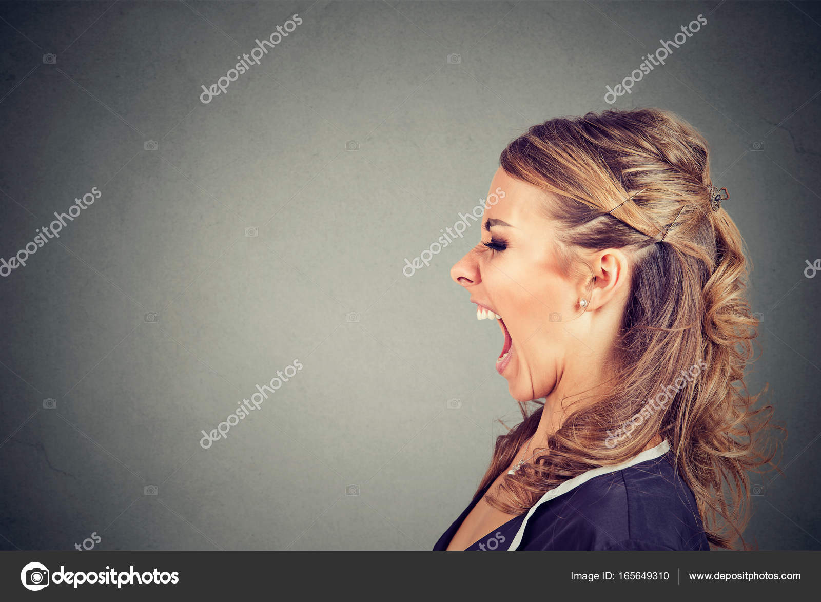 Yelling Face Profile