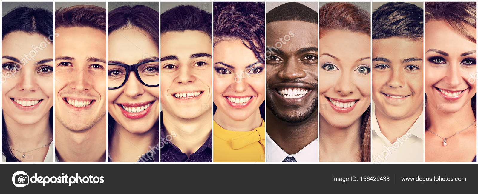 Smiling Faces Of People