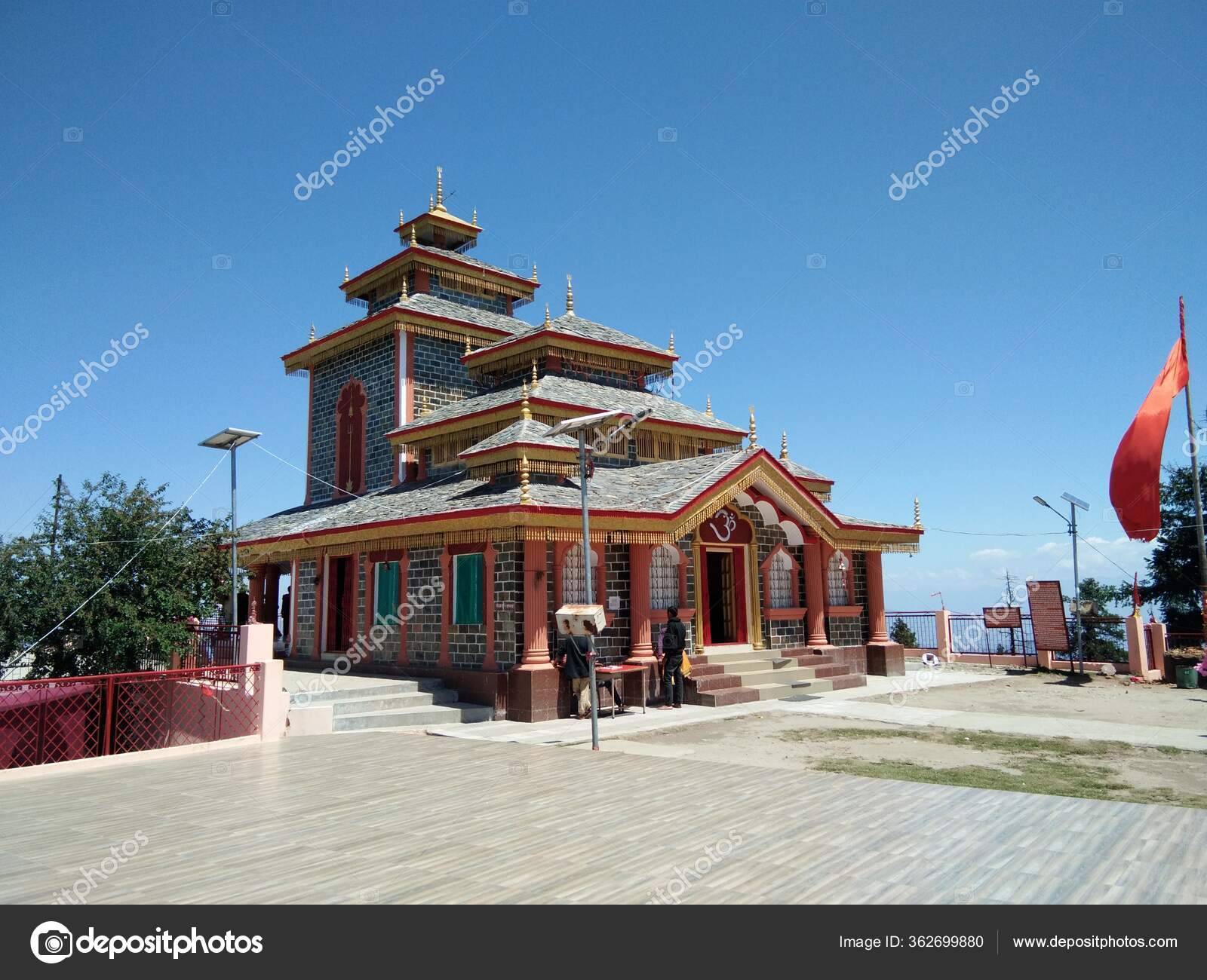 Traditional Temple Named Surkunda Situated Dev Bhoomi Uttarakhand ...