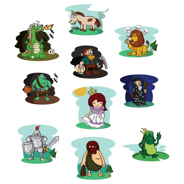 Colecci n de personajes de dibujos animados 2024