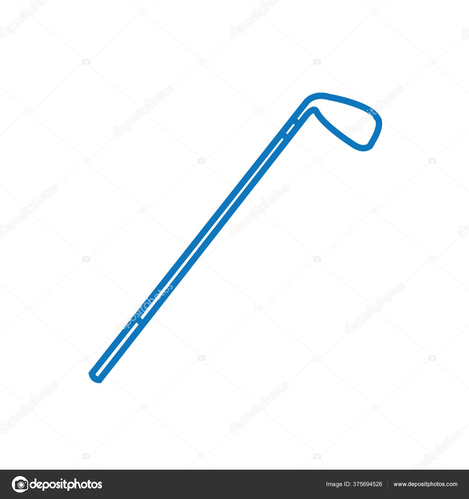 Golf Stick Illustration Stock Vector Image by ©captainvector #375694526