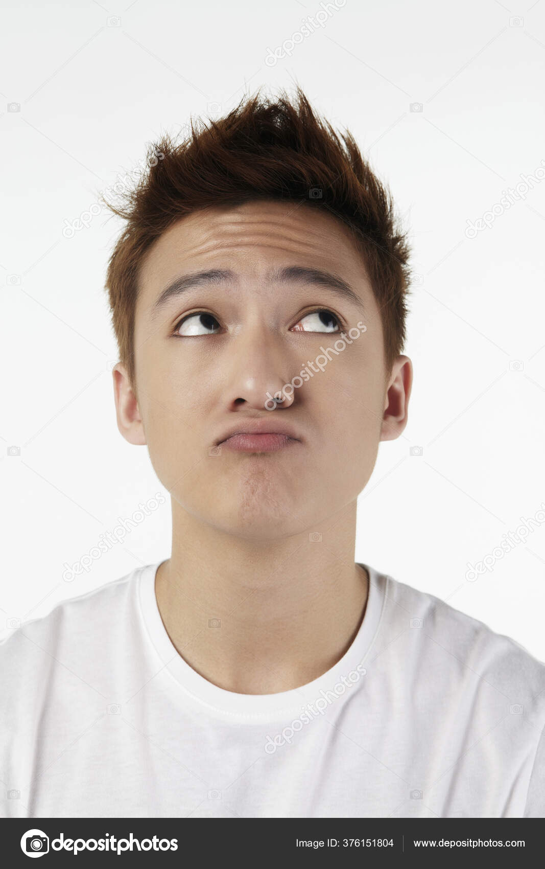 Confused Man Looking Contemplating — Stock Photo © image_hit #376151804 Confused Man Looking Contemplating — Stock Photo © image_hit #376151804