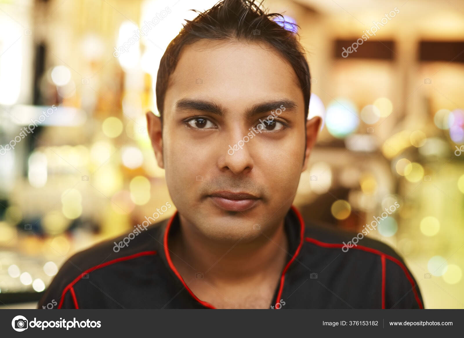 Man Smiling Camera — Stock Photo © image_hit #376153182