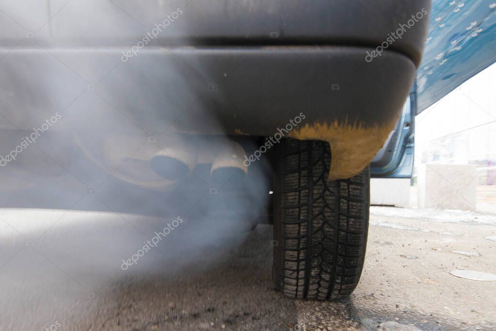 Contaminación atmosférica y partículas causadas por los gases de escape ...