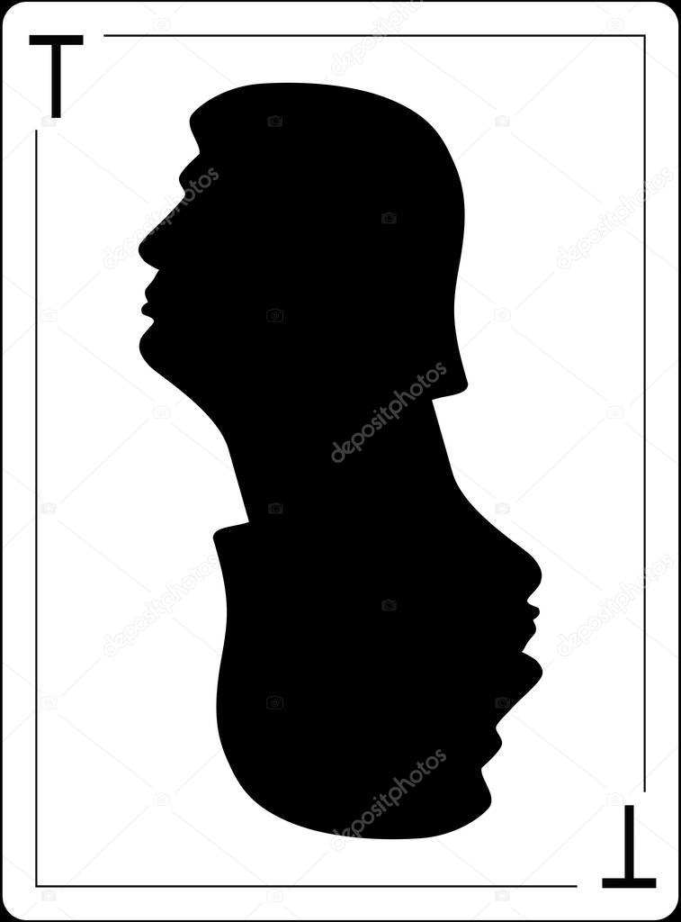 Trump profile image | Donald Trump profile is on the playing card ...