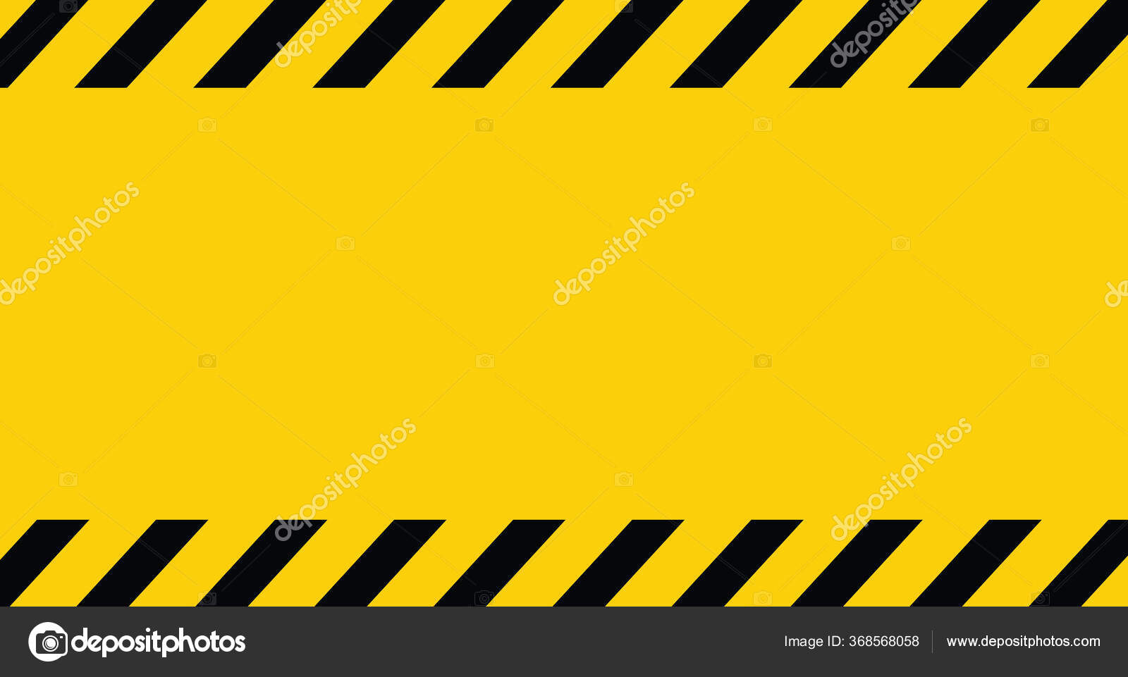 Línea Negra Amarilla Rayas Cinta Precaución Fondo Advertencia Blanco Ilustración Stock Vector by ...