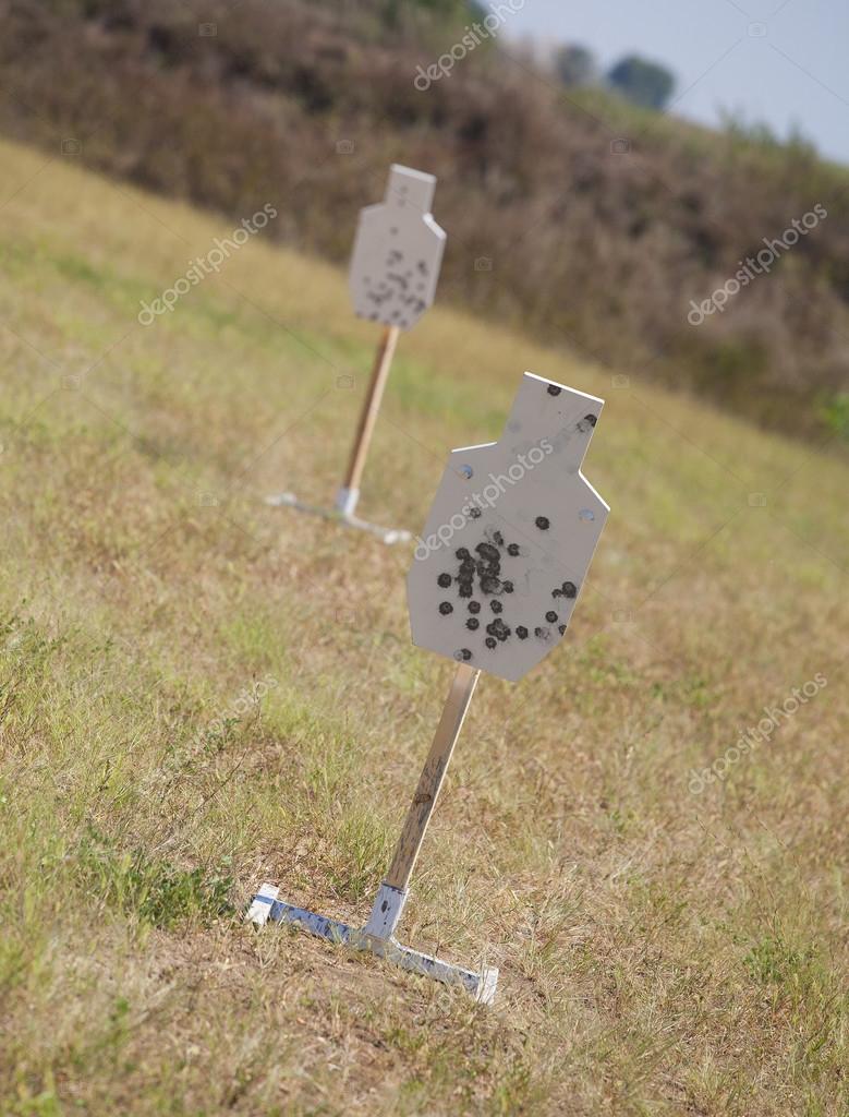 Dual targets for gun practice Stock Photo by ©gsagi 125434522