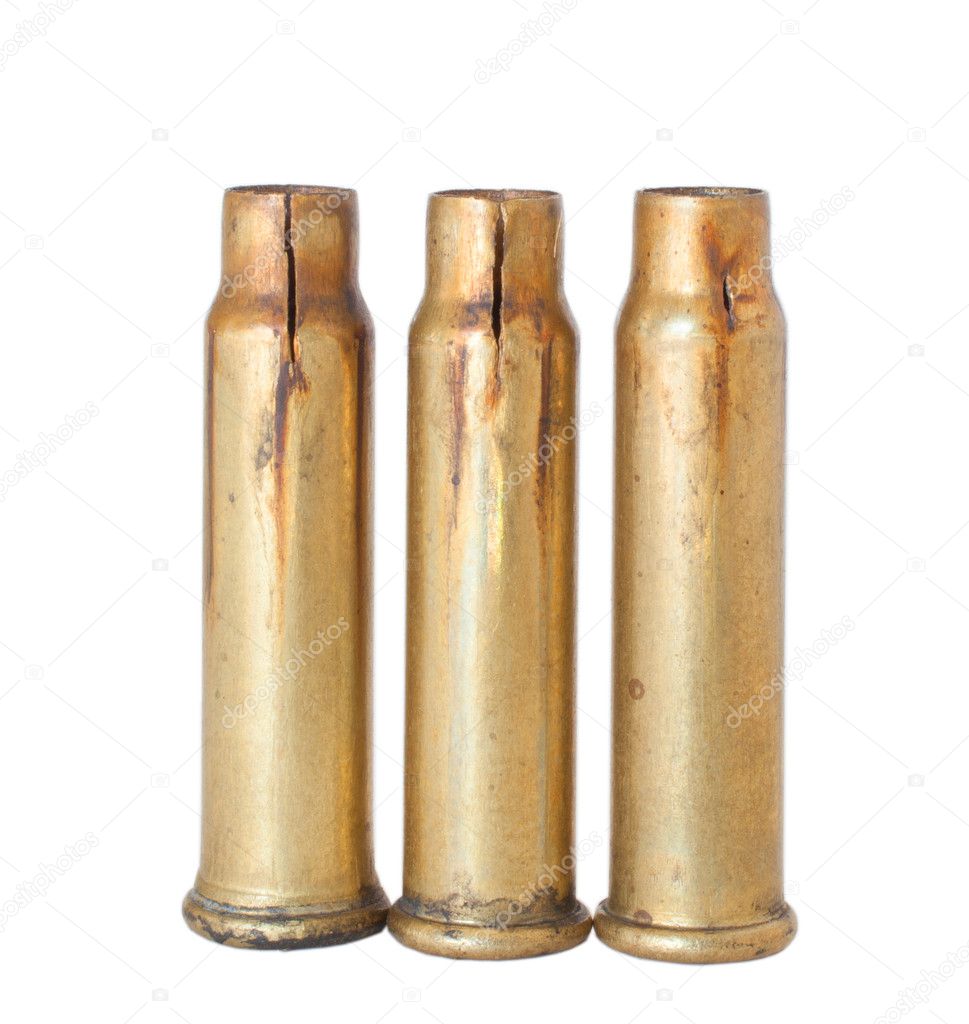 Cracked ammunition casings — Stock Photo © gsagi #128484610