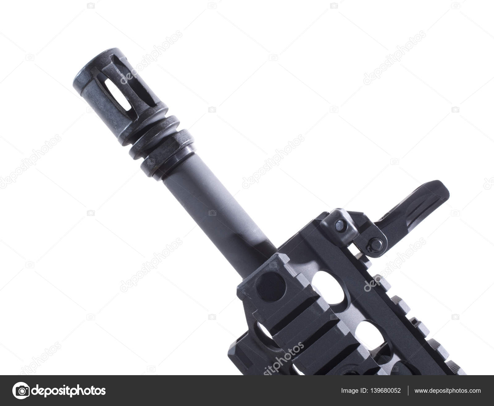 Assault rifle muzzle — Stock Photo © gsagi #139680052
