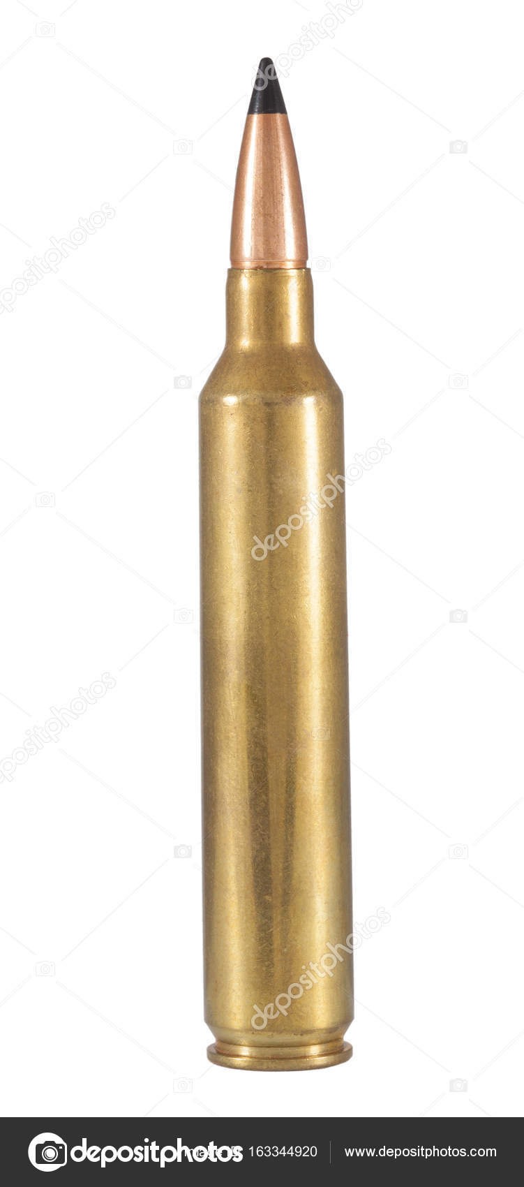Isolated rifle ammunition — Stock Photo © gsagi #163344920