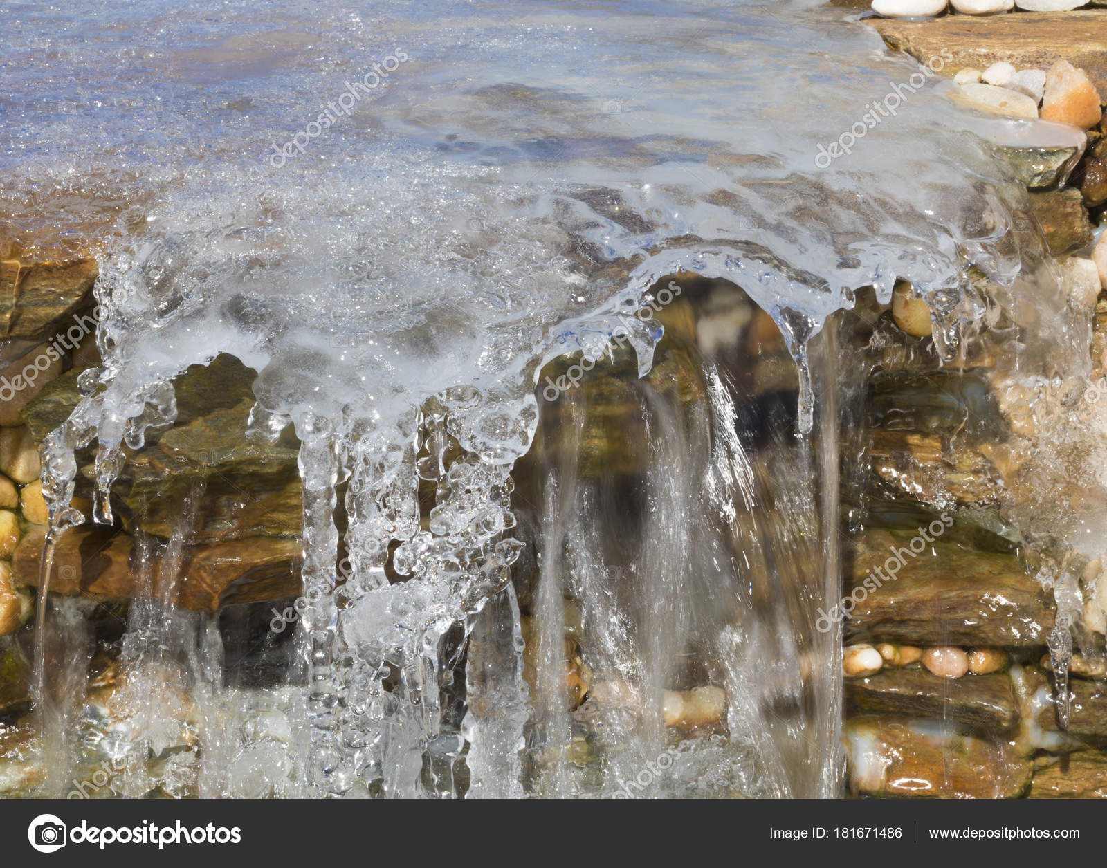 Underwater Ice Cyclone