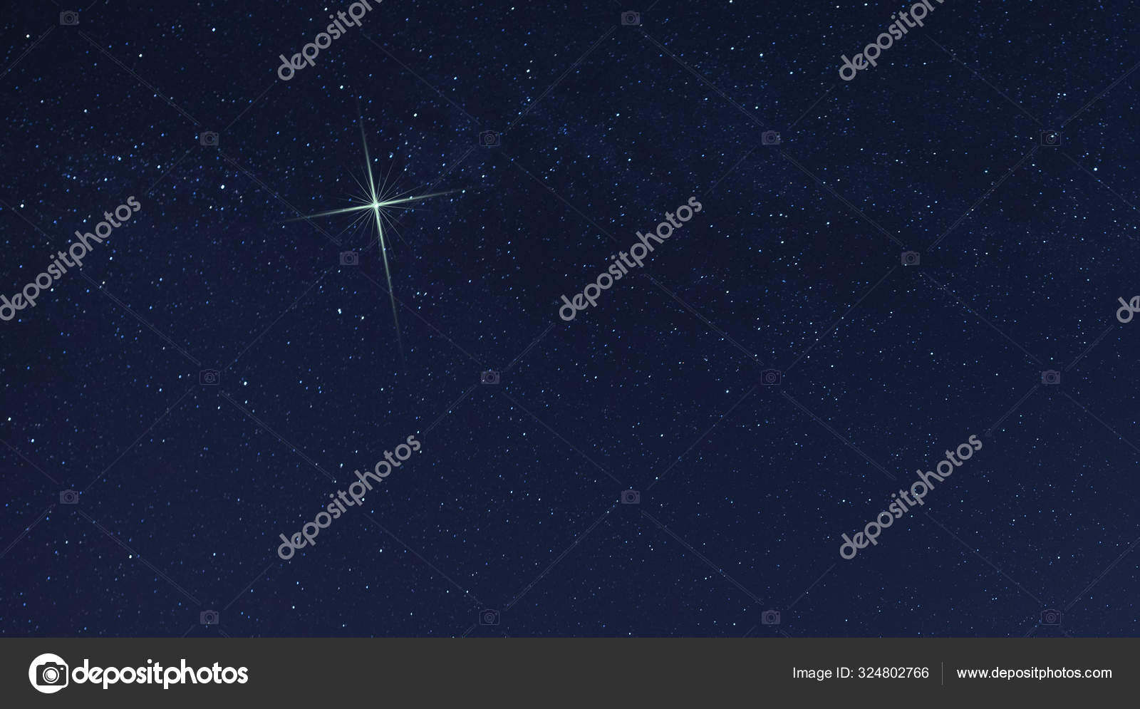Single Star At Night