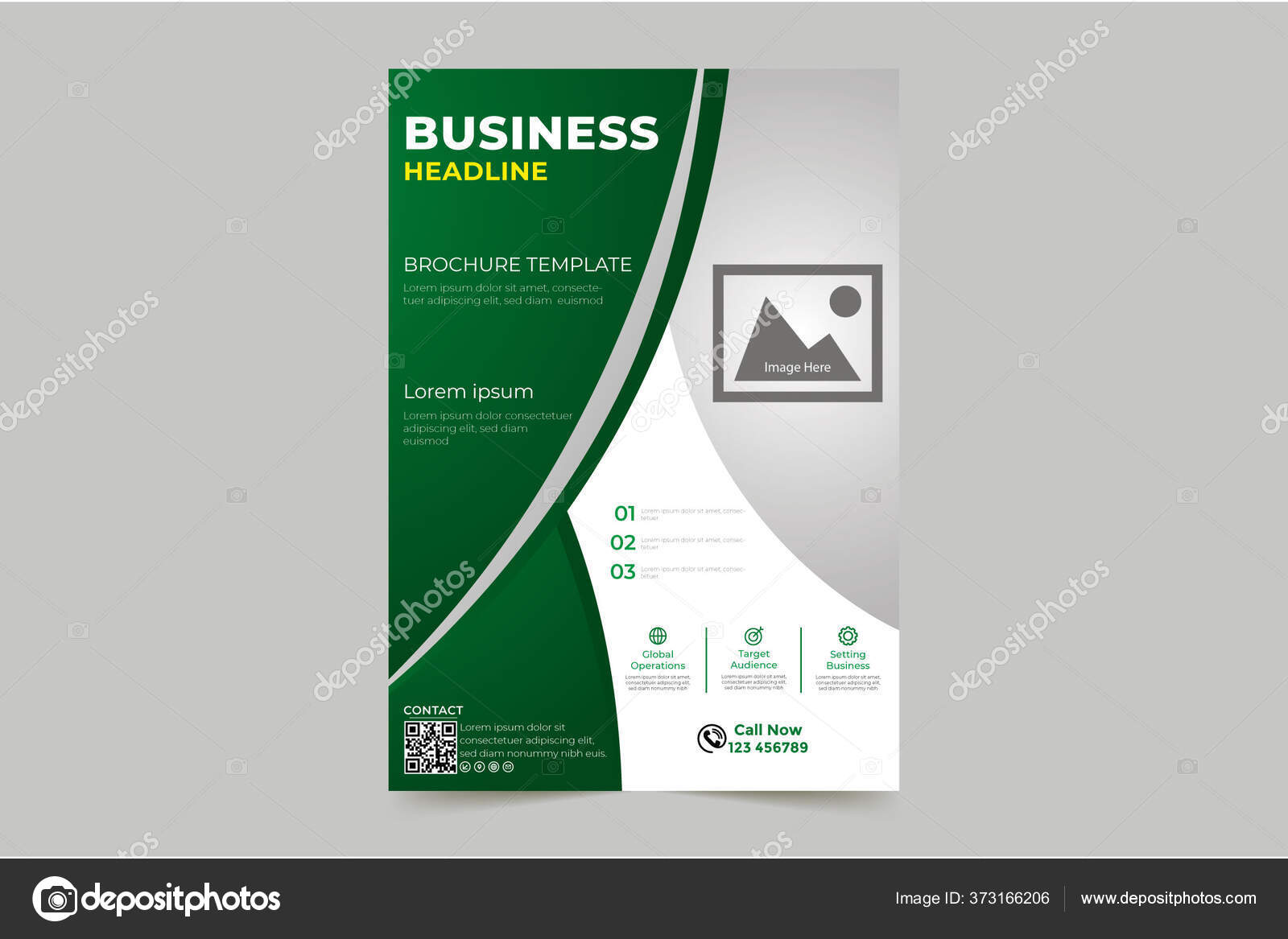Business Flyer Template Layer Organization Illustrator Rgb Cmyk Color ...