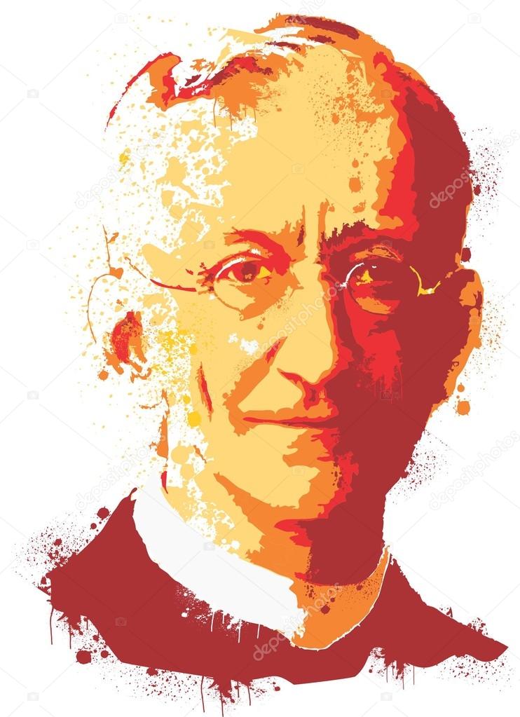 PADRE LEO JOHN DEHON Vector de stock #125200618 de ©sete_yes