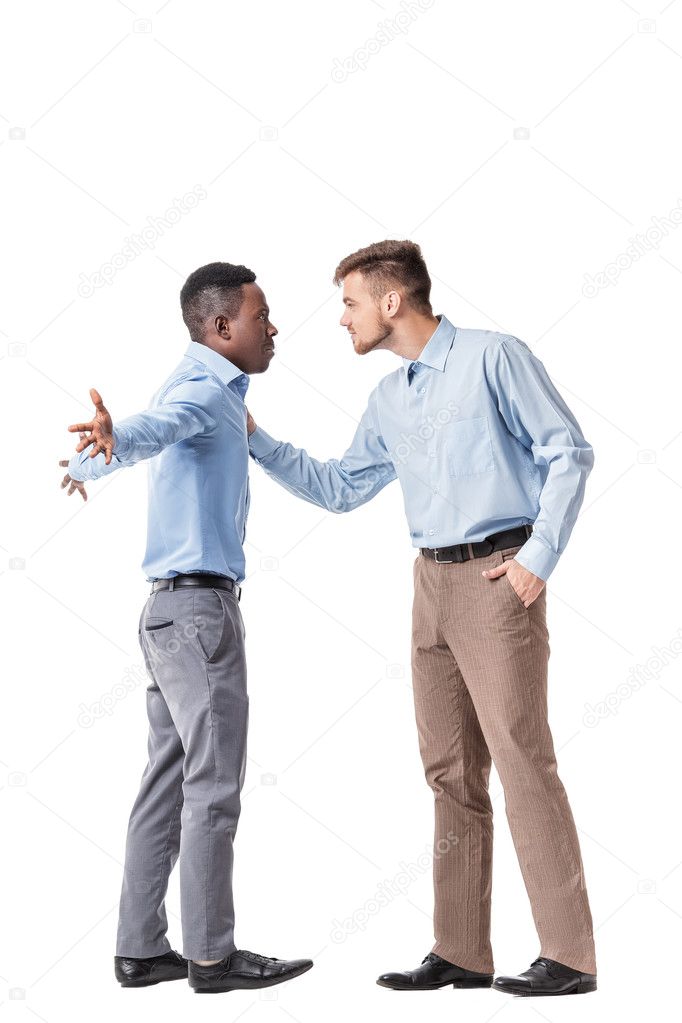 Two businessman arguing Stock Photo by ©erstudio 126506816