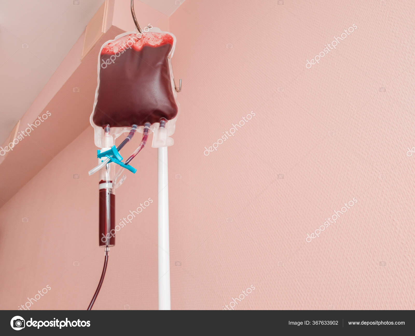 Blood Transfusion Blood Bag Rack Photo Copy Space — Stock Photo © Iri-s ...