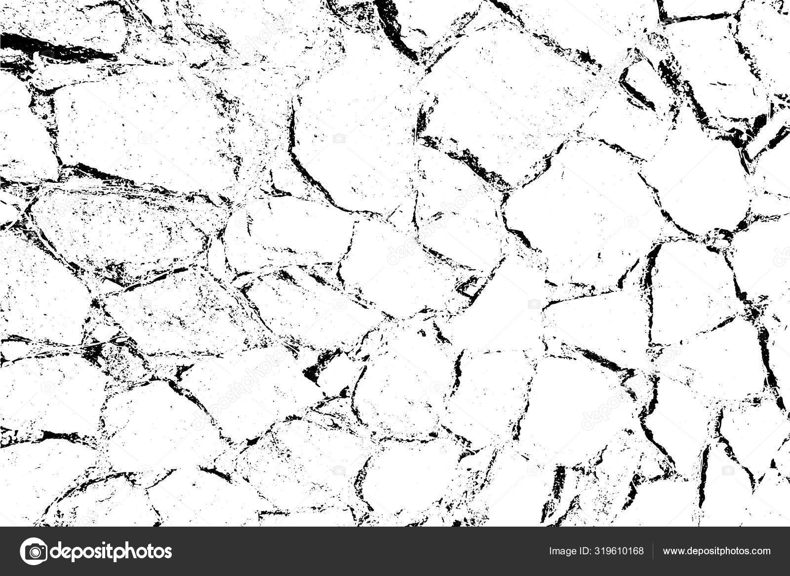 Distressed overlay texture of rough surface, cracked rocks, stone wall ...