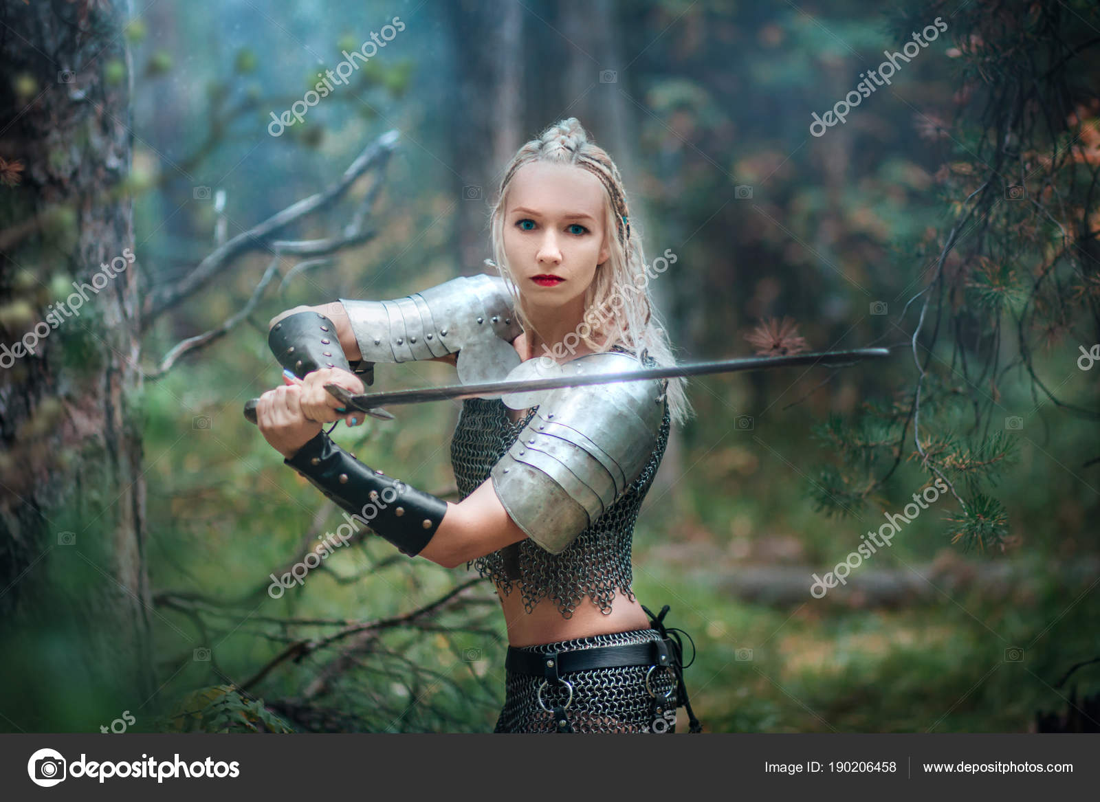 Beautiful Warrior Woman