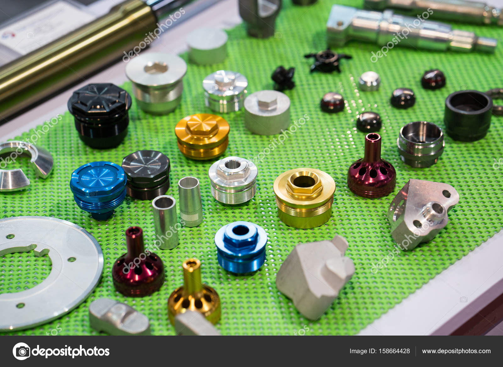 High precision aluminium part manufacturing by casting and machi Stock ...