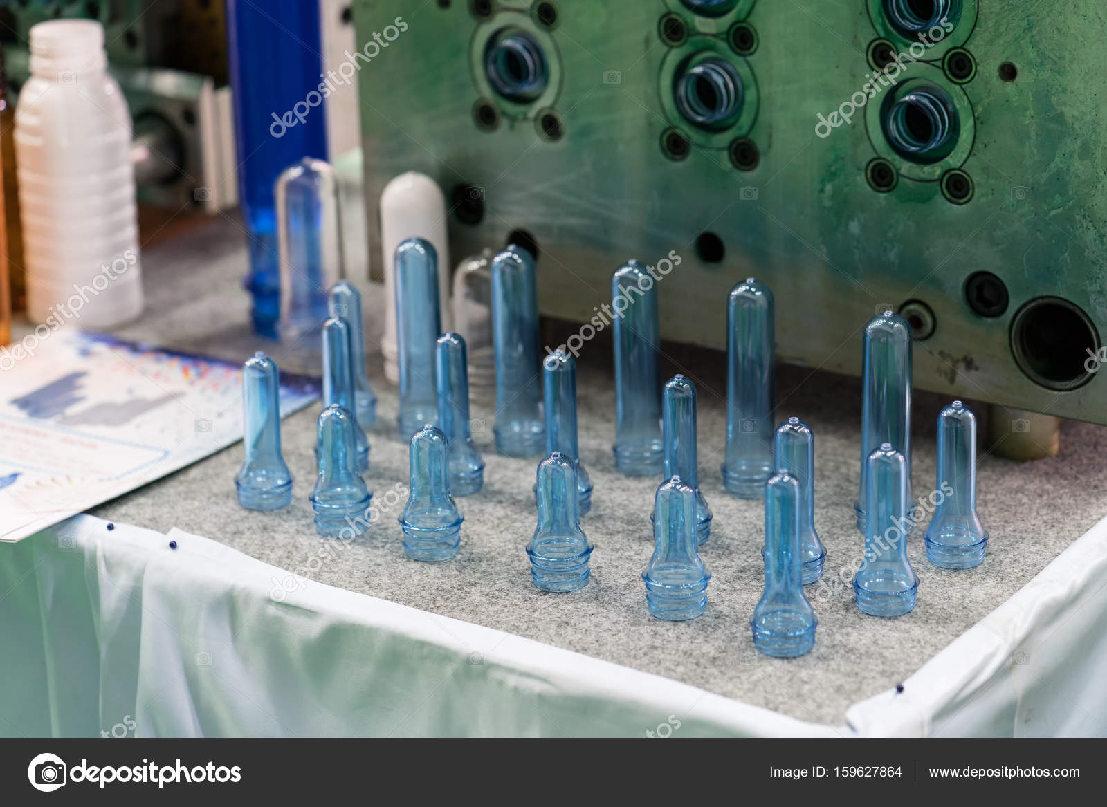 High technology Plastic bottle manufacturing industrial — Stock Photo ...