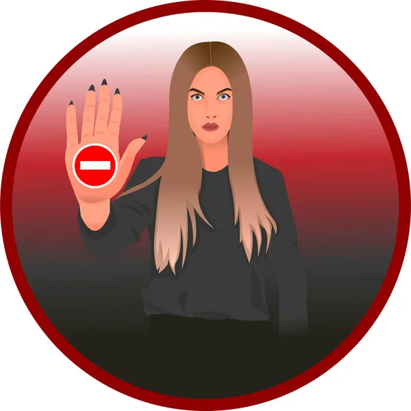 Stop Injustice Violence Women Stock Vector Image by ©Viktoriya_Hetman ...