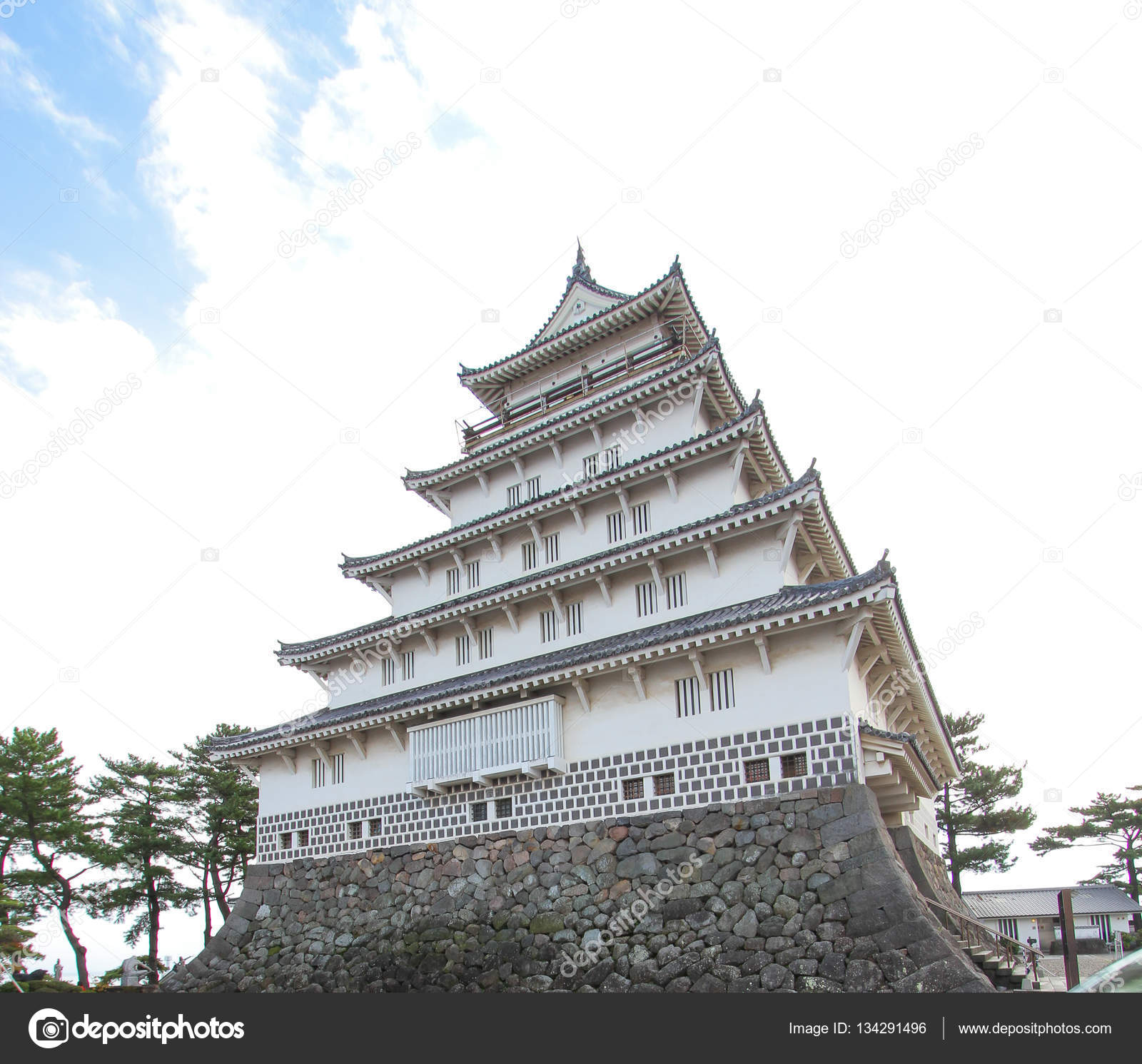 Shimabara Castle, also known as Moritake Castle and Takaki Castle ...