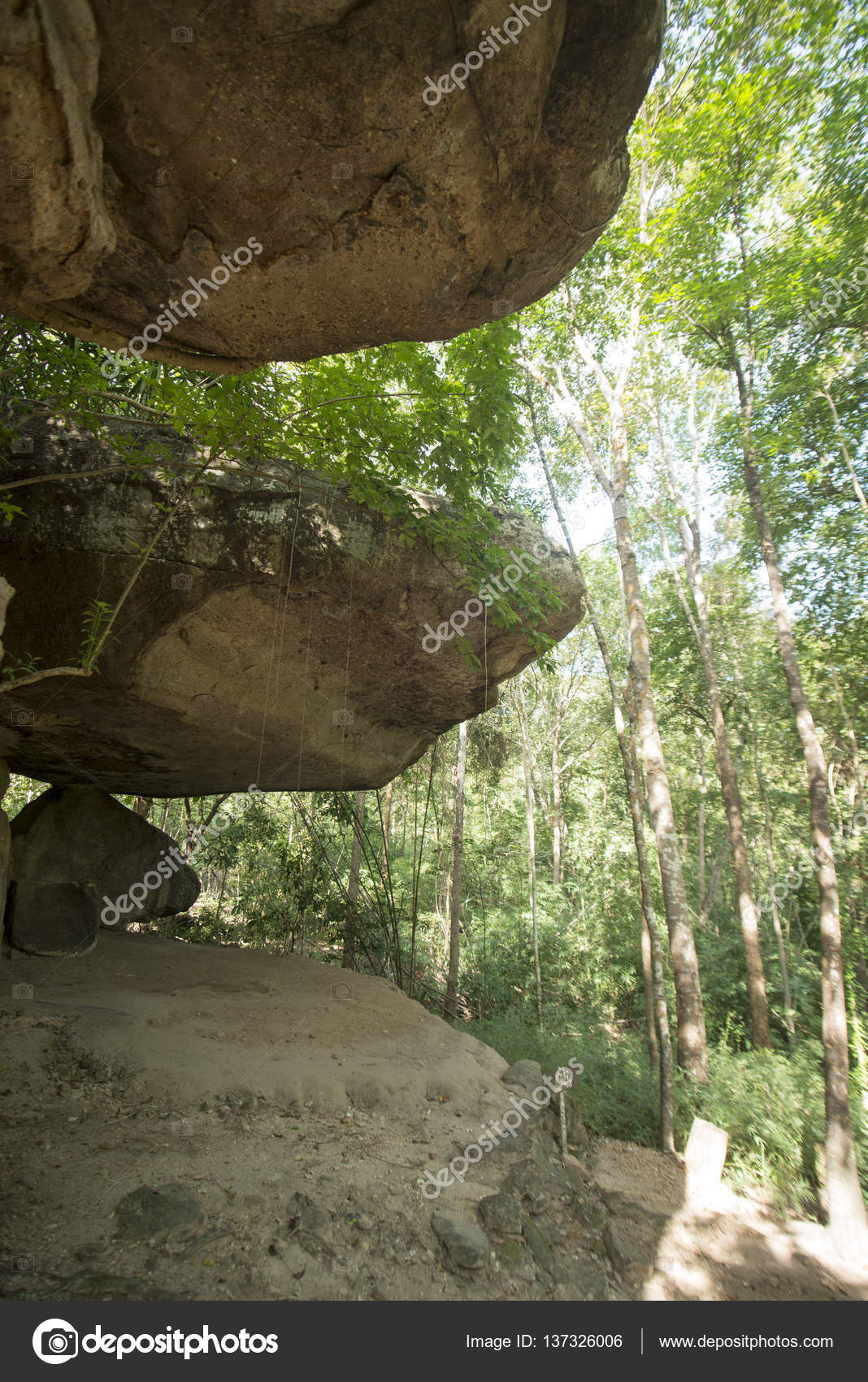 The prehistoric Cave and Stone Park in Thailand – Stock Editorial Photo ...