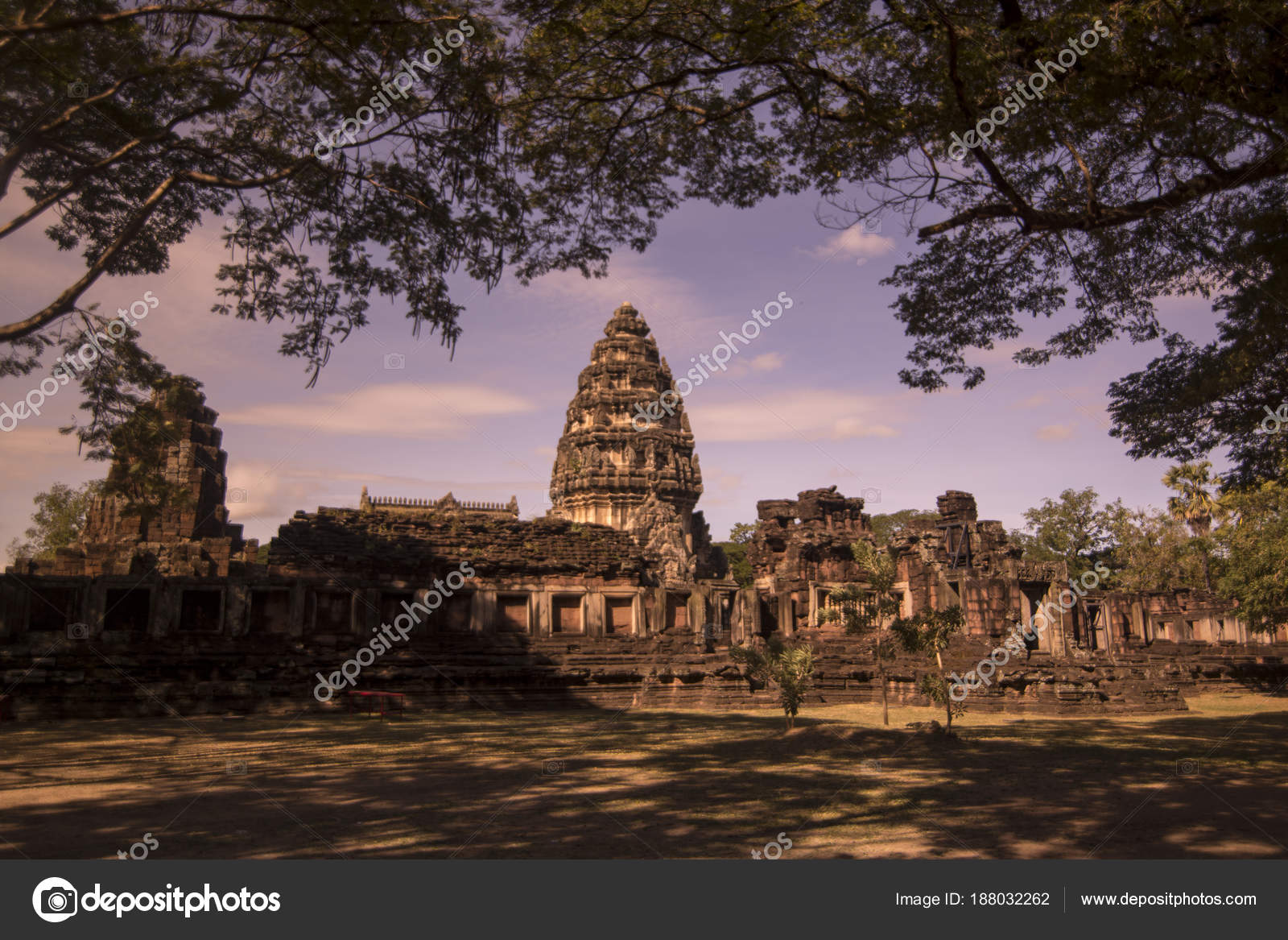 Khmer Temple Ruins Phimai Historical Park Phimai Festival Town Phimai ...