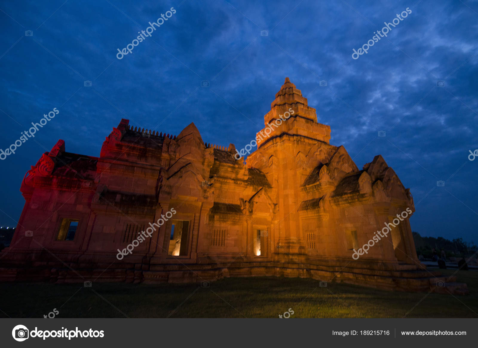 Recreated Khmer Temple Buriram Castle City Buriram Province Buri Ram ...