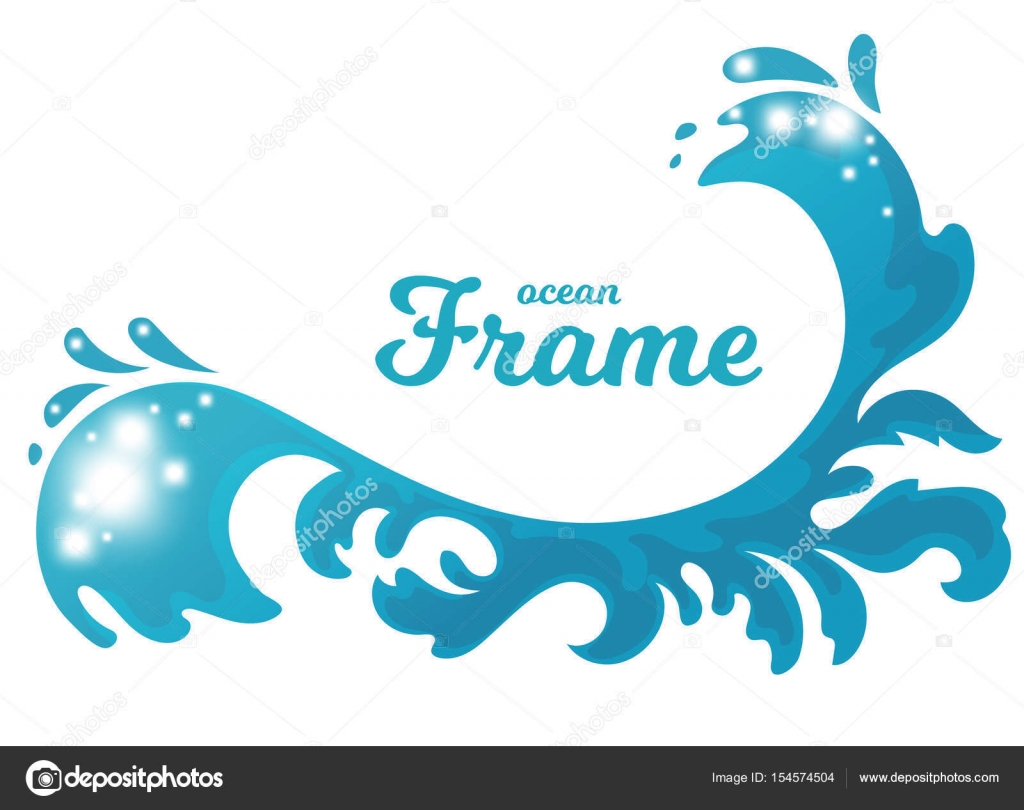 Animated Ocean Wave Border