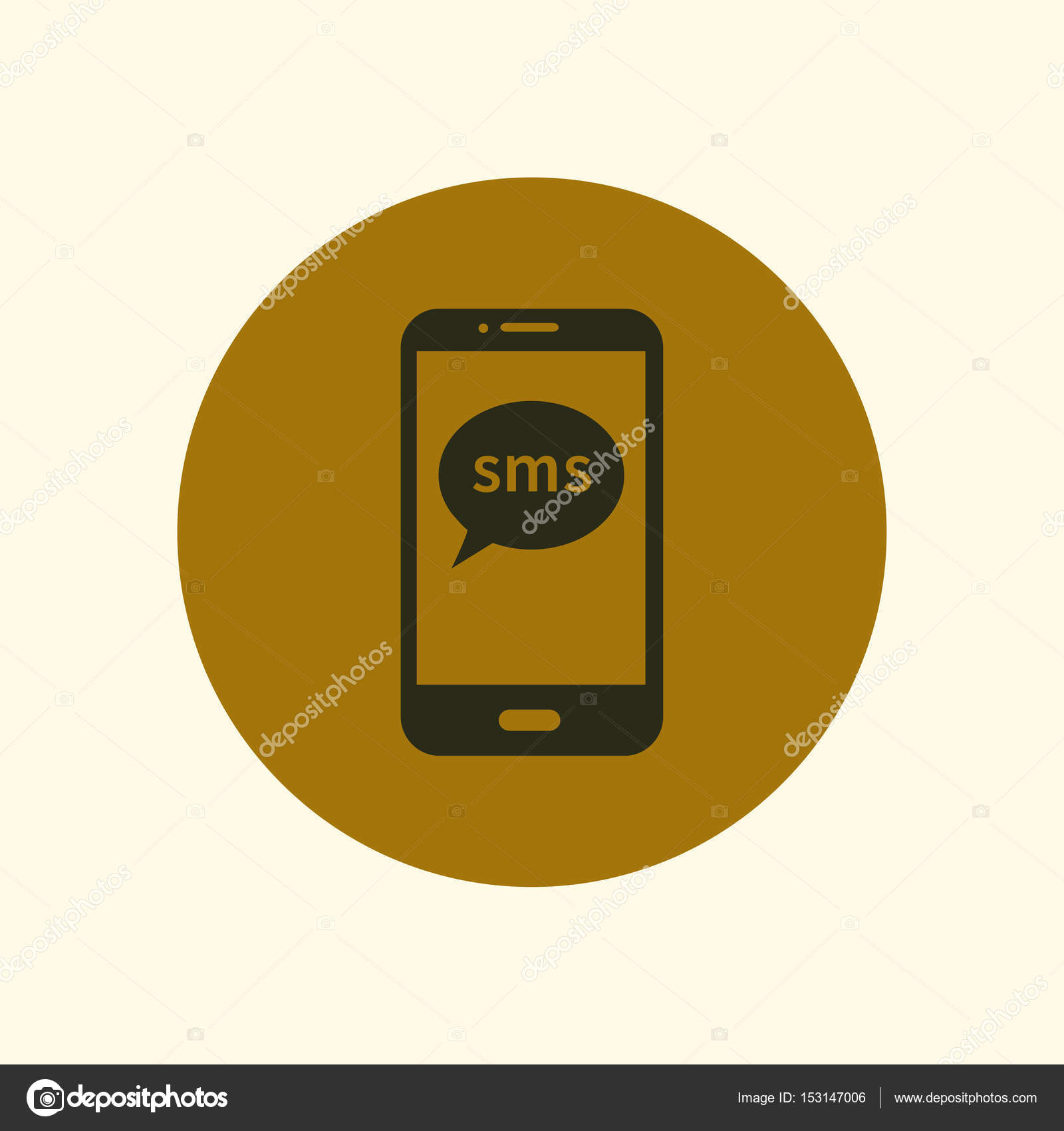 Smartphone sign symbol. — Stock Photo © arhimicrostok #153147006