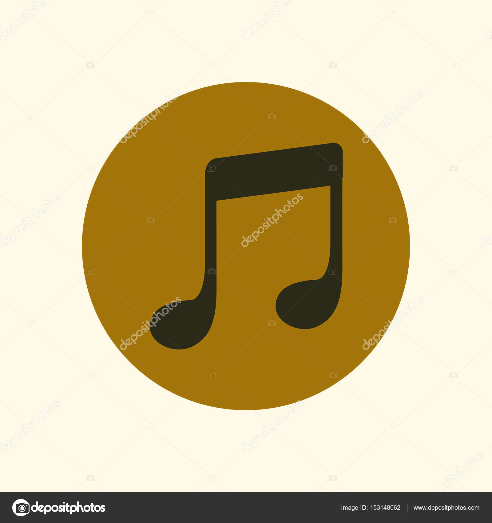 Musical sign symbol. — Stock Photo © arhimicrostok #153148062