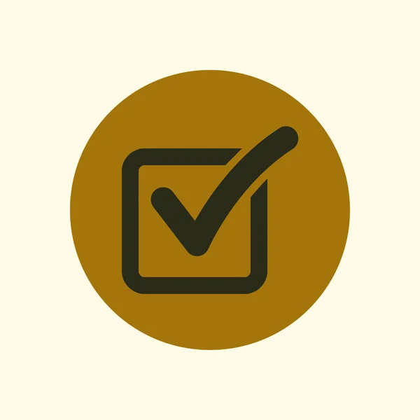 Periksa Daftar Ikon Tombol Periksa Tanda Tanda Kotak Vektor Stok oleh ...