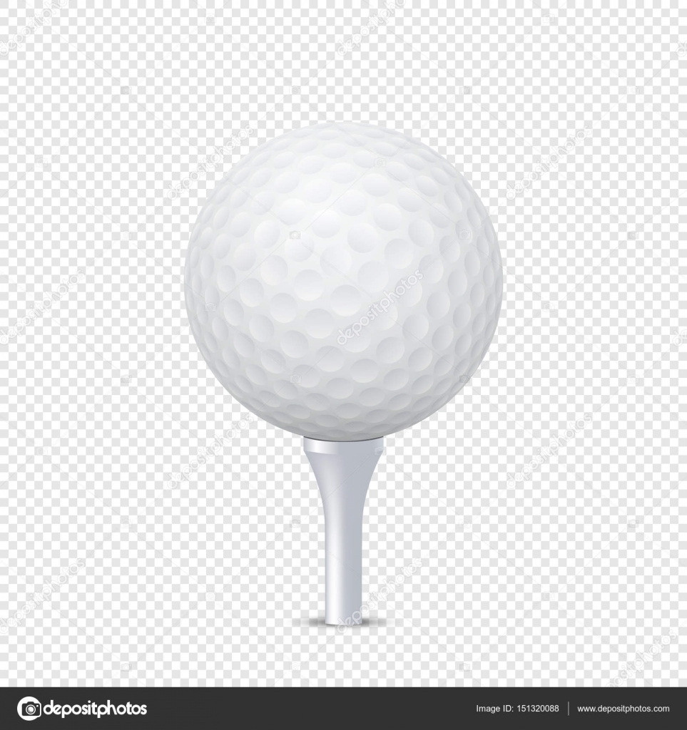 Golf Ball Tee Vector