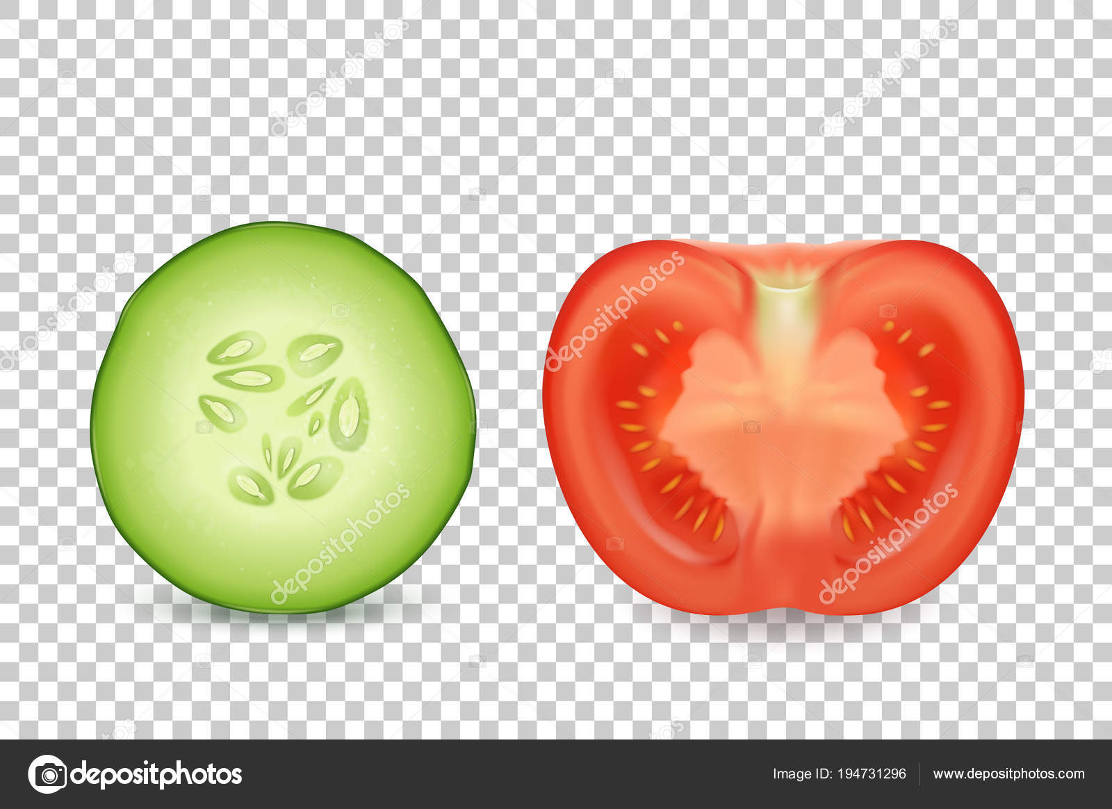 Tomato Slice Template