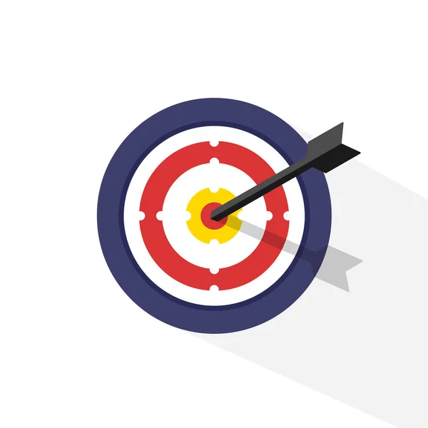 Mission Target Icon Business Goal Logo Isolated White Background Eps ...