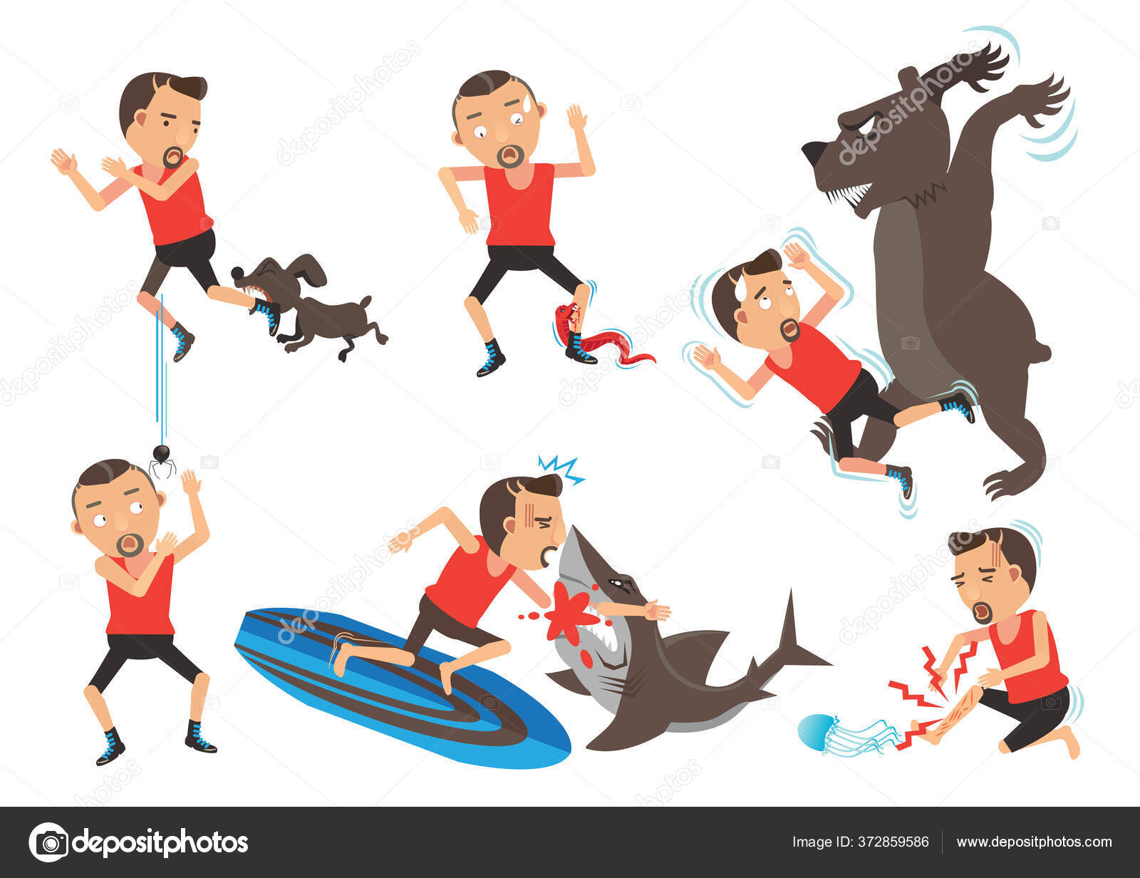 Bite Medical Vector Illustration Stock Vector by ©ann131313 372859586