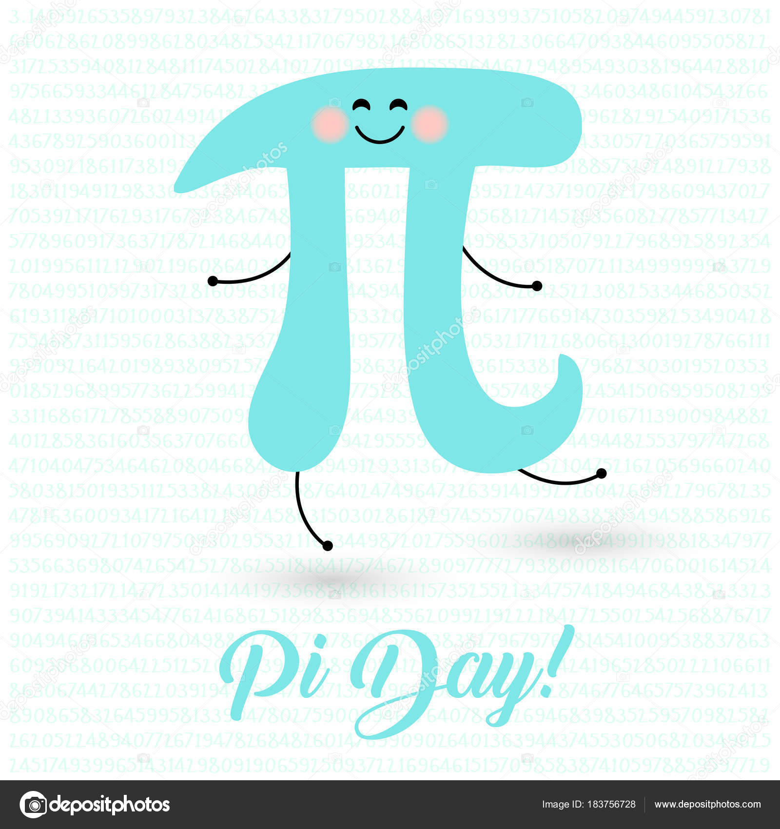 Happy Pi Day! Celebrate Pi Day. Mathematical constant. March 14th (3/14 ...