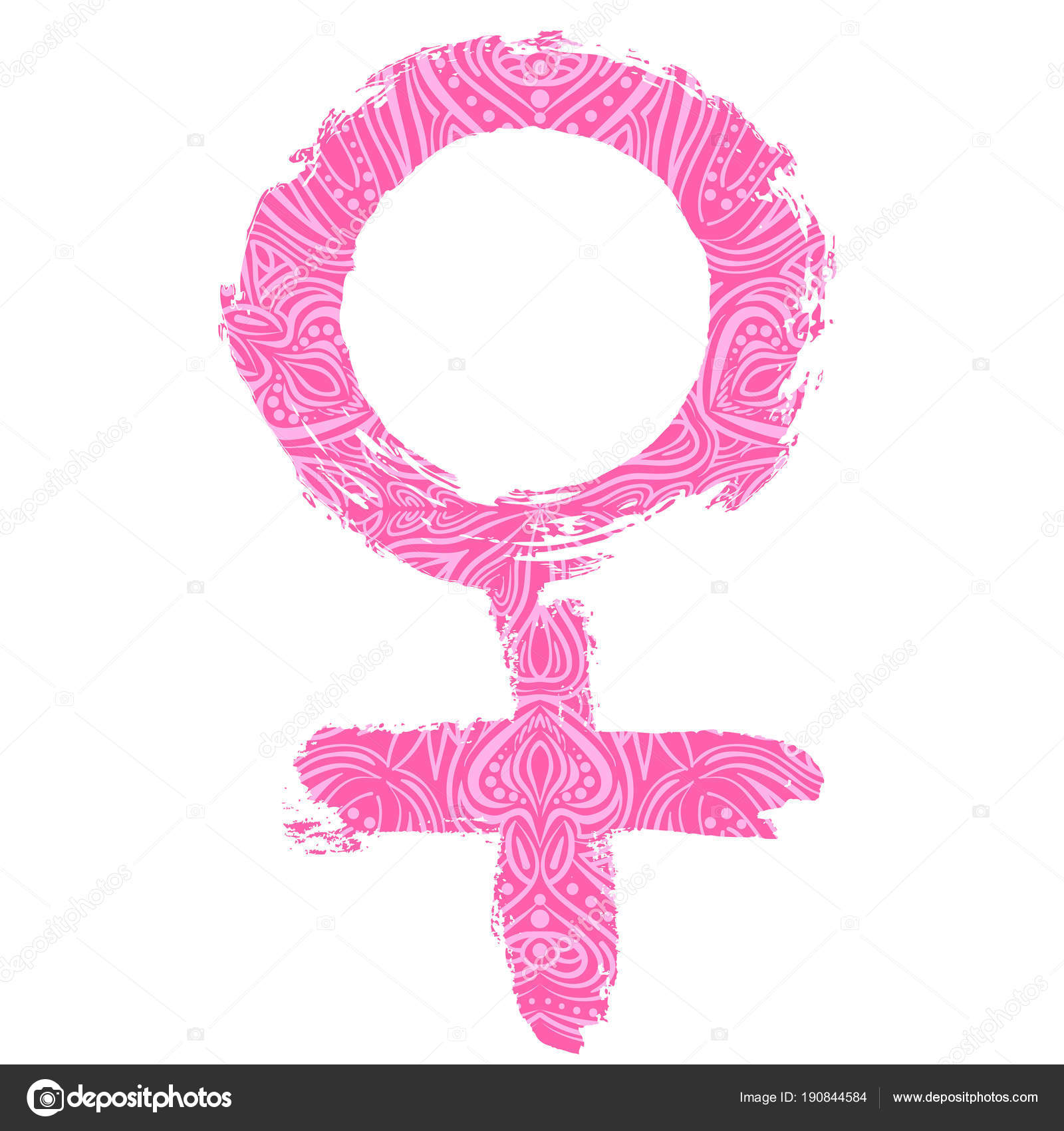 Women's rights. Women's Day. Health care and medicine. Feminism icon ...