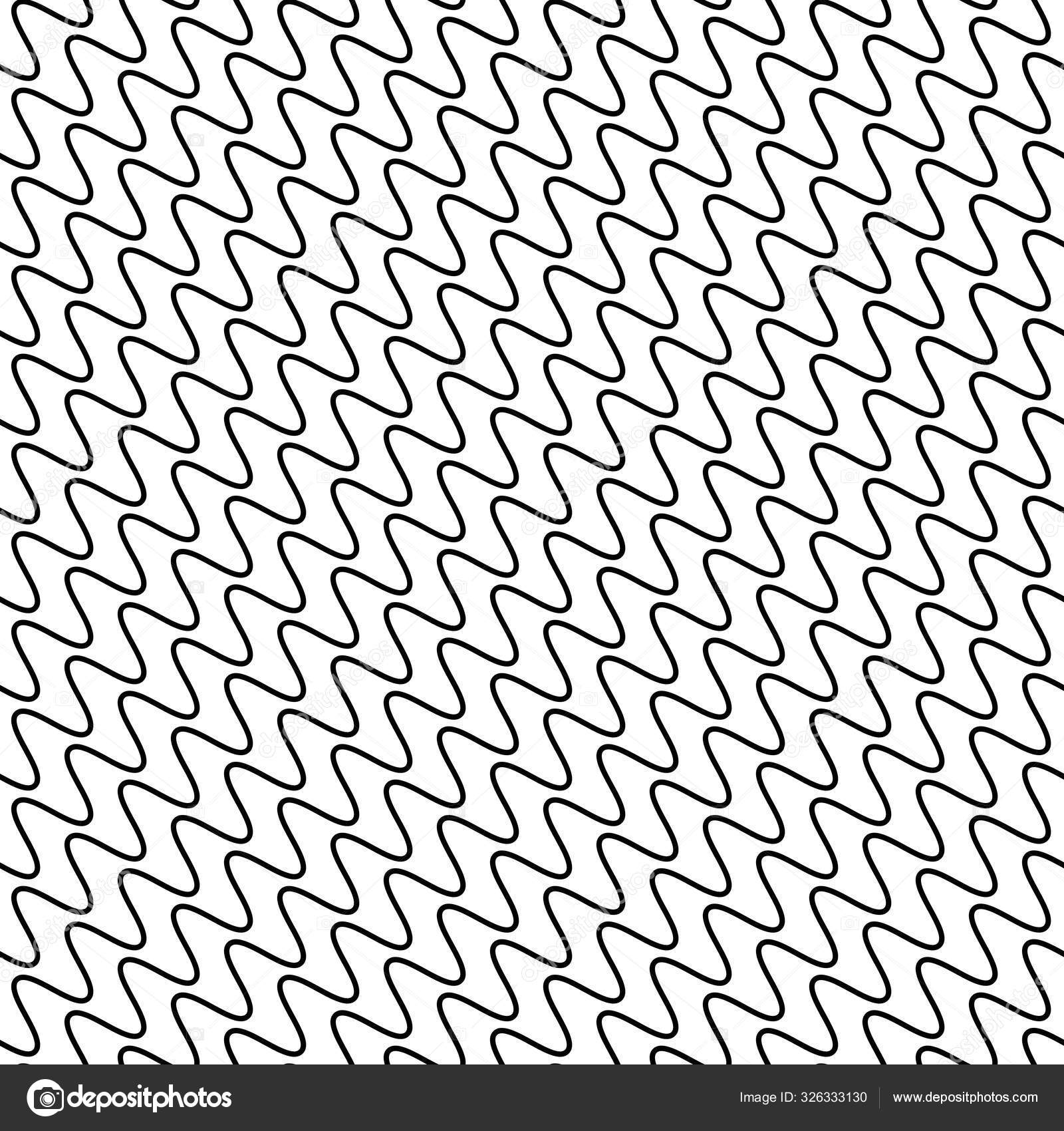 Seamless black and white minimal geometric pattern vector background. Perfect for wallpapers ...
